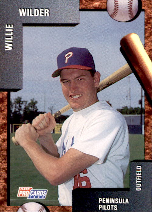 1992 Peninsula Pilots Fleer/ProCards #2947 Willie Wilder - NM