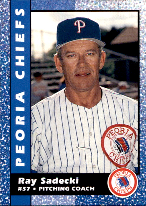 1992 Peoria Chiefs Team Issue #26 Ray Sadecki - NM