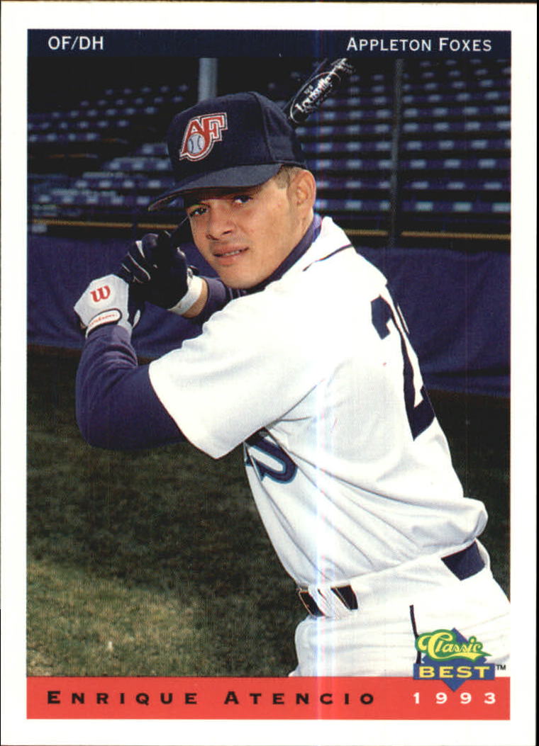 1993 Appleton Foxes Classic/Best #3 Enrique Atencio - NM-MT