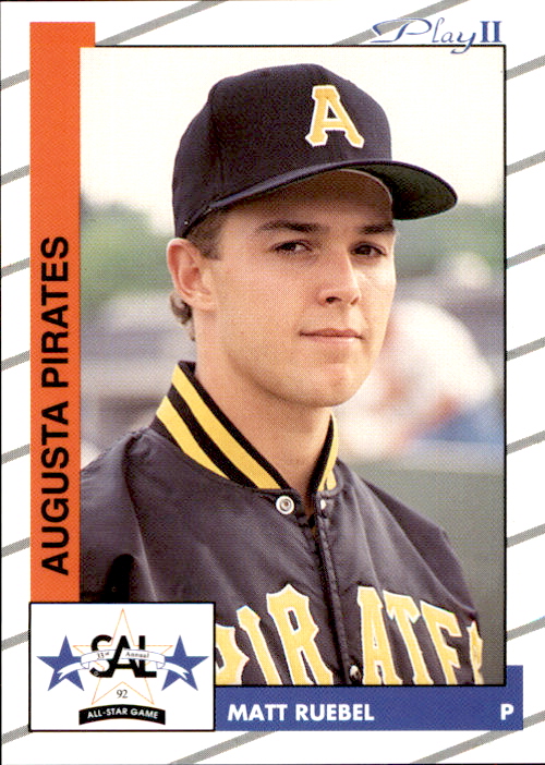 1993 South Atlantic League All-Stars Play II #36 Matt Ruebel - NM