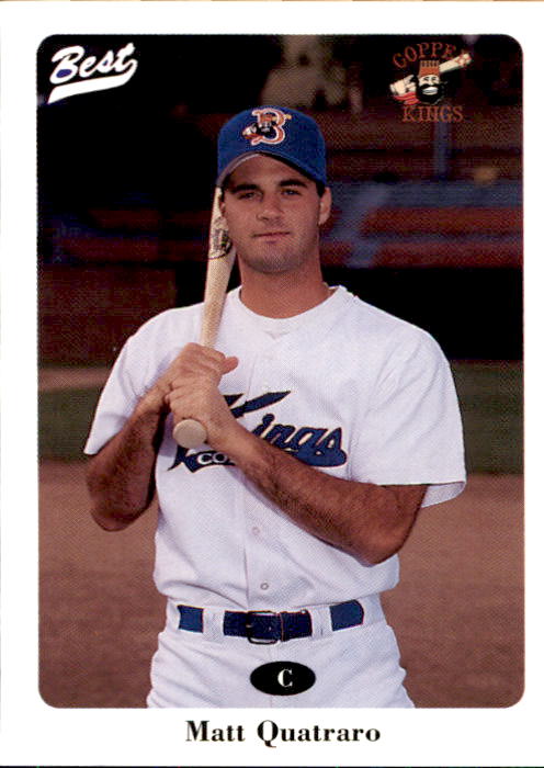 1996 Butte Copper Kings Best #26 Matt Quatraro - NM