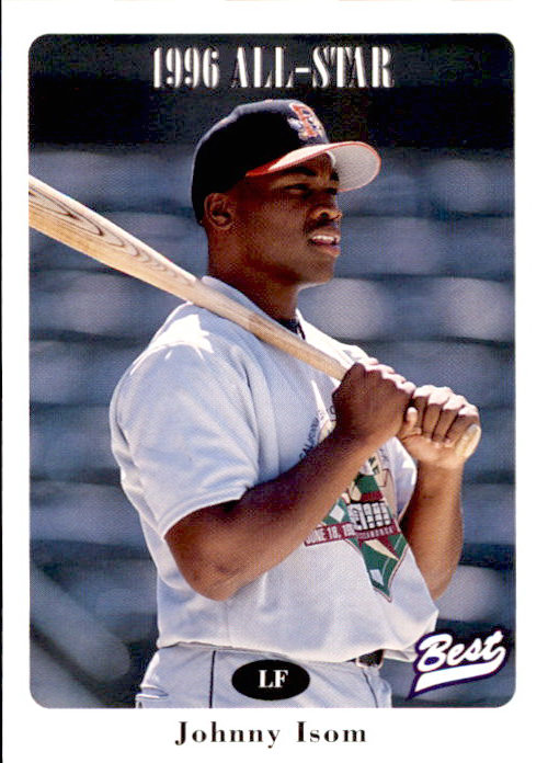 1996 Carolina League All-Stars 2 Best #19 Johnny Isom - NM