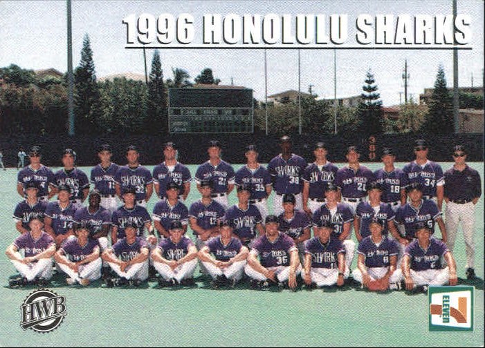 1996 Honolulu Sharks Hawaii Winter Ball #NNO Team Photo CL - NM-MT - Burbank Sportscards ...