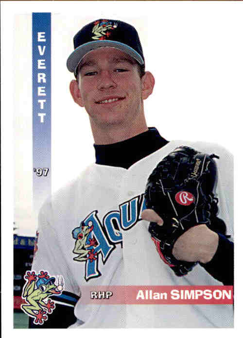 1997 Everett AquaSox Grandstand #23 Allan Simpson - NM