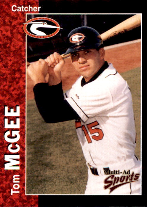 1998 Delmarva Shorebirds Multi-Ad #21 Tom McGee - NM