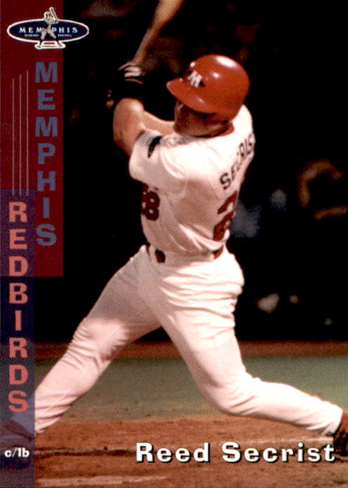 1998 Memphis Redbirds Grandstand #21 Reed Secrist - NM