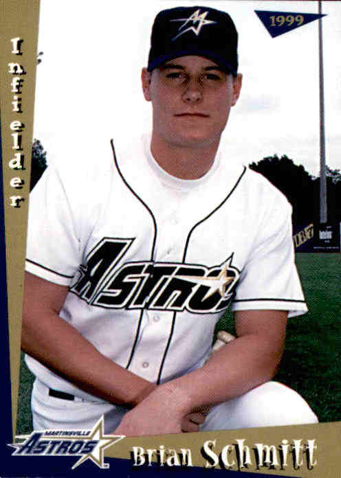 1999 Martinsville Astros Grandstand #27 Brian Schmitt - NM