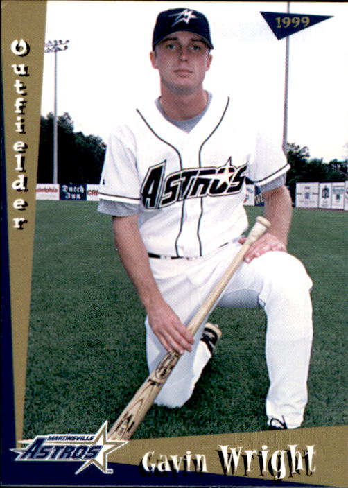 1999 Martinsville Astros Grandstand #30 Gavin Wright - NM
