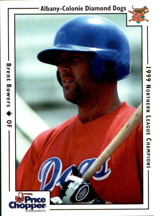 2000 Albany-Colonie Diamond Dogs Warning Track #18 Brent Bowers - NM