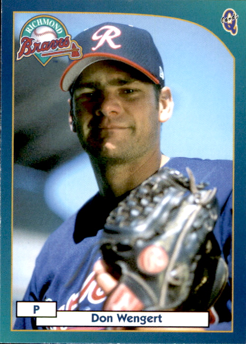 2000 Richmond Braves Q-Cards/Blueline #20 Don Wengert - NM