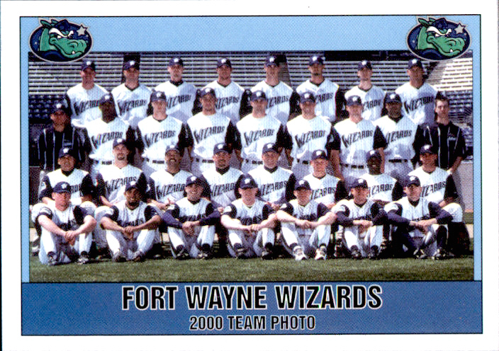 2000 Fort Wayne Wizards Team Issue #1 Team Photo - NM