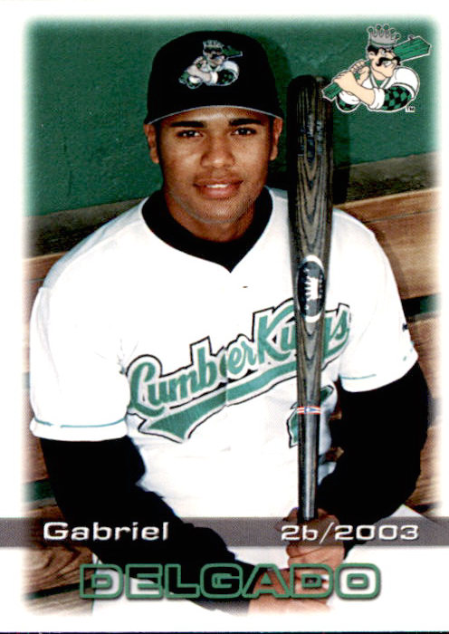 2003 Clinton Lumberkings Grandstand #6 Gabriel Delgado - NM