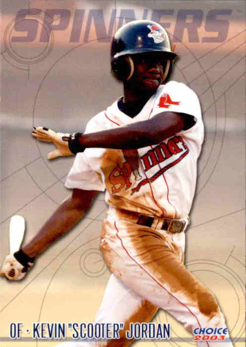 2003 Lowell Spinners Choice #20 Kevin Jordan - NM