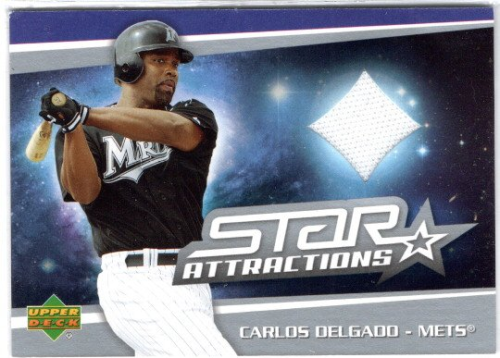 2006 Upper Deck Star Attractions Swatches #CD Carlos Delgado Jsy ...