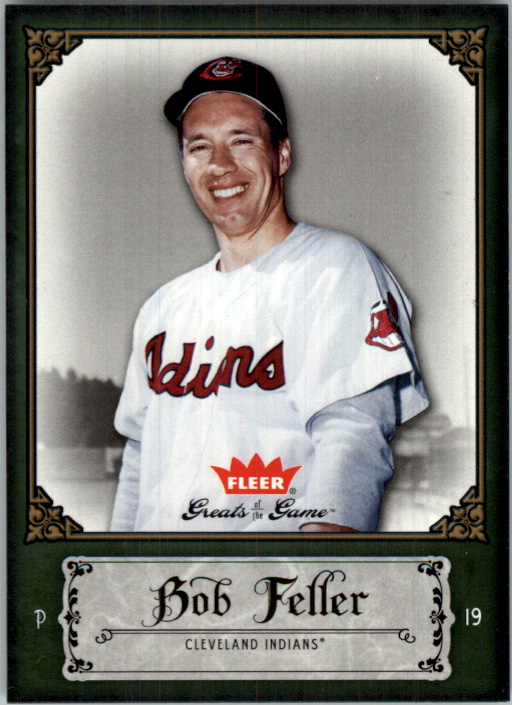 2006 Greats of the Game #11 Bob Feller - NM-MT - Burbank Sportscards ...