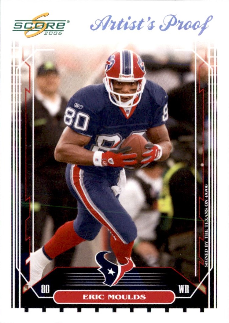 2006 Score Artist's Proof #28 Eric Moulds - NM-MT - Burbank Sportscards ...