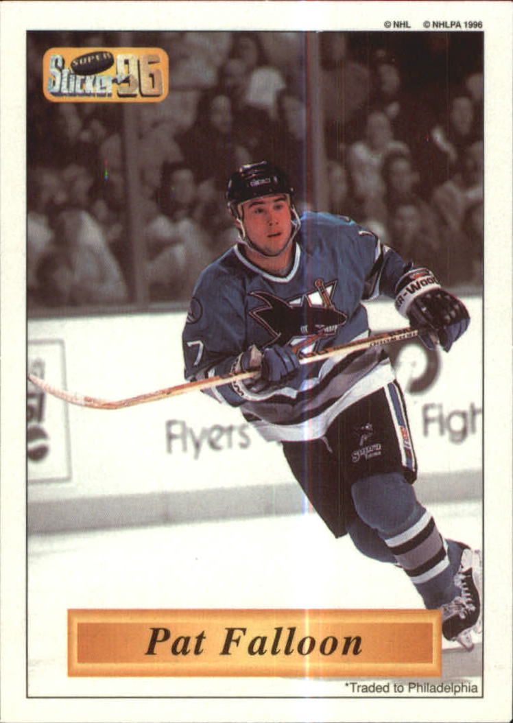 1995-96 Bashan Imperial Super Stickers #107 Pat Falloon - NM-MT