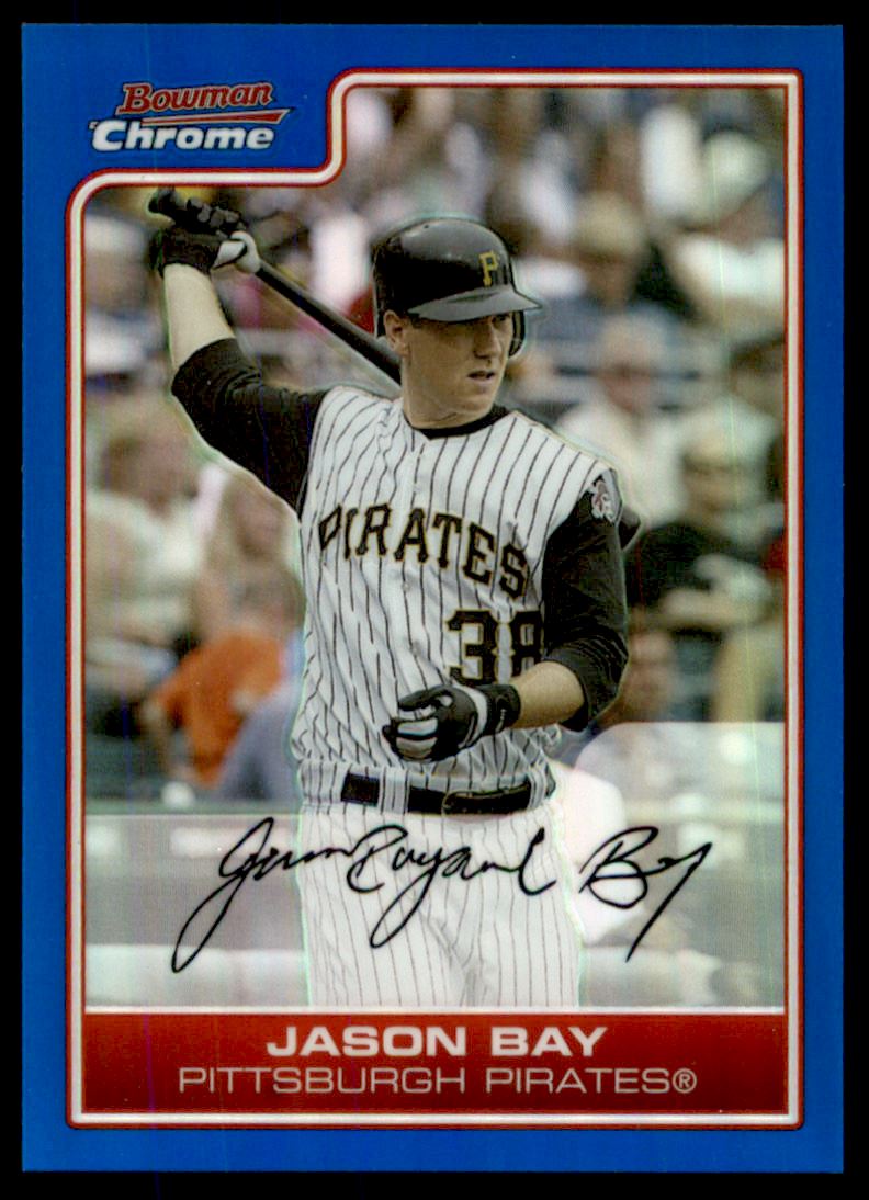 2006 Bowman Chrome Blue Refractors #30 Jason Bay - NM-MT