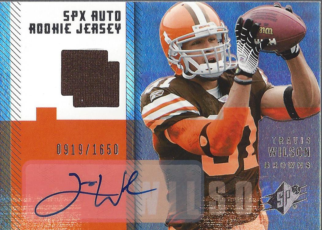 2006 SPx #196 Travis Wilson JSY AU RC - Auto/Jersey/1650 - NM-MT ...