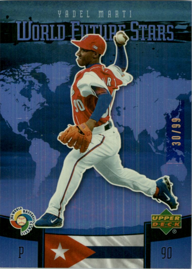2006 Upper Deck Future Stars World Future Stars Blue #7 Yadel Marti ...