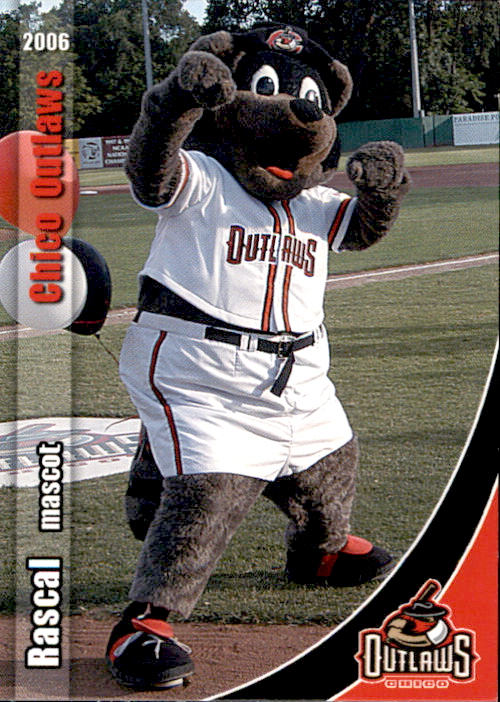 2006 Chico Outlaws Grandstand #30 Rascal MASCOT - NM