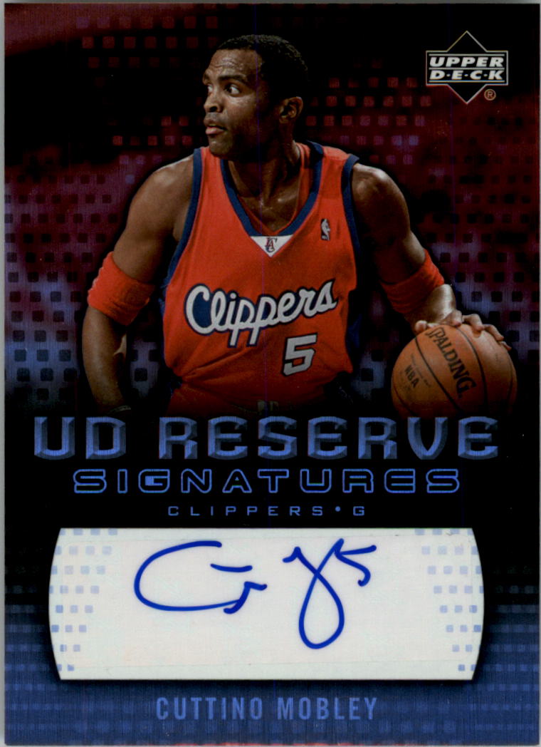 2006-07 UD Reserve Signatures #MO Cuttino Mobley - NM-MT