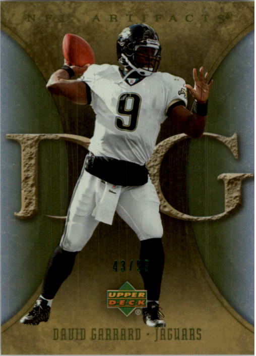 2007 Artifacts Green #48 David Garrard - NM-MT