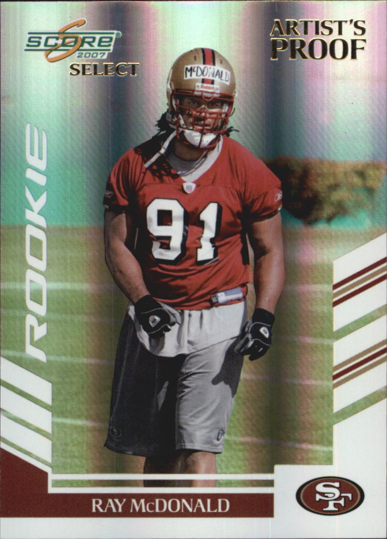 2007 Select Artist's Proof #409 Ray McDonald - NM-MT