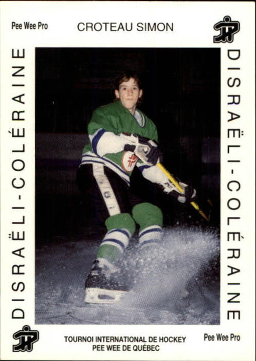 1992 Quebec Pee-Wee Tournament #39 Simon Croteau - NM-MT