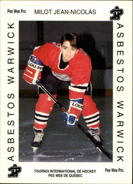 1992 Quebec Pee-Wee Tournament #64 Jean-Nicolas Milot - NM-MT
