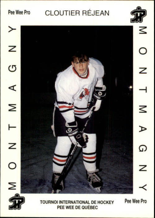 1992 Quebec Pee-Wee Tournament #77 Rejean Cloutier - NM-MT