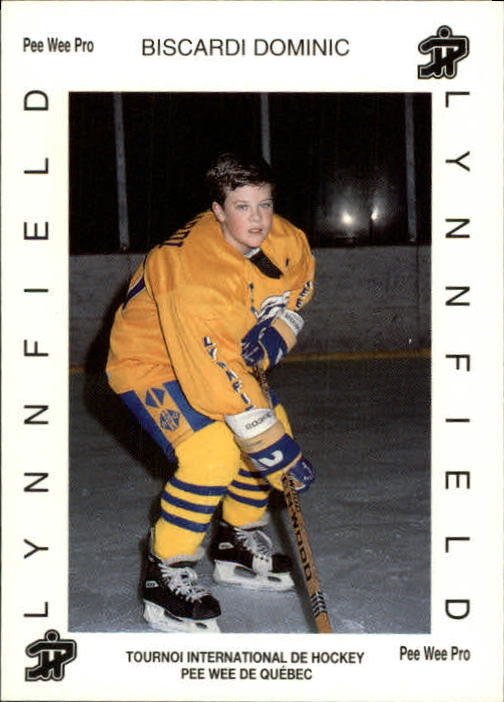1992 Quebec Pee-Wee Tournament #1809 Dominic Biscardi - NM-MT
