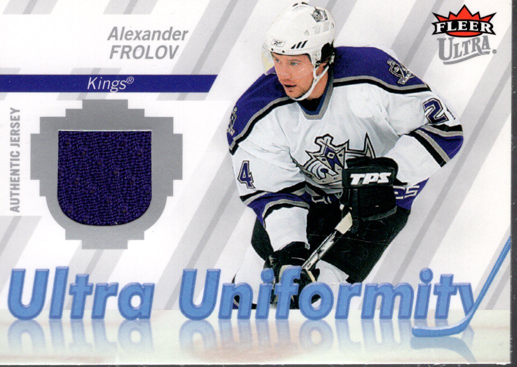 2007-08 Ultra Uniformity #UAF Alexander Frolov - NM-MT - Triple Play ...