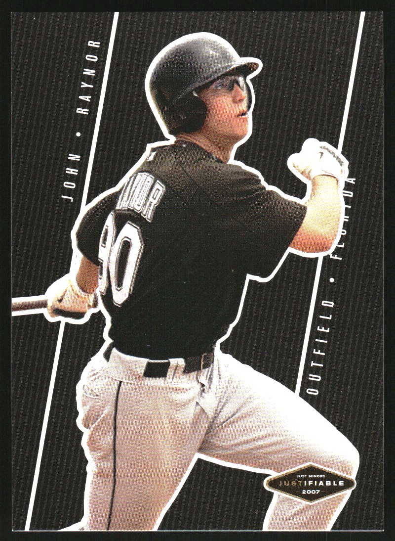2007 Justifiable Black #35 John Raynor - NM-MT