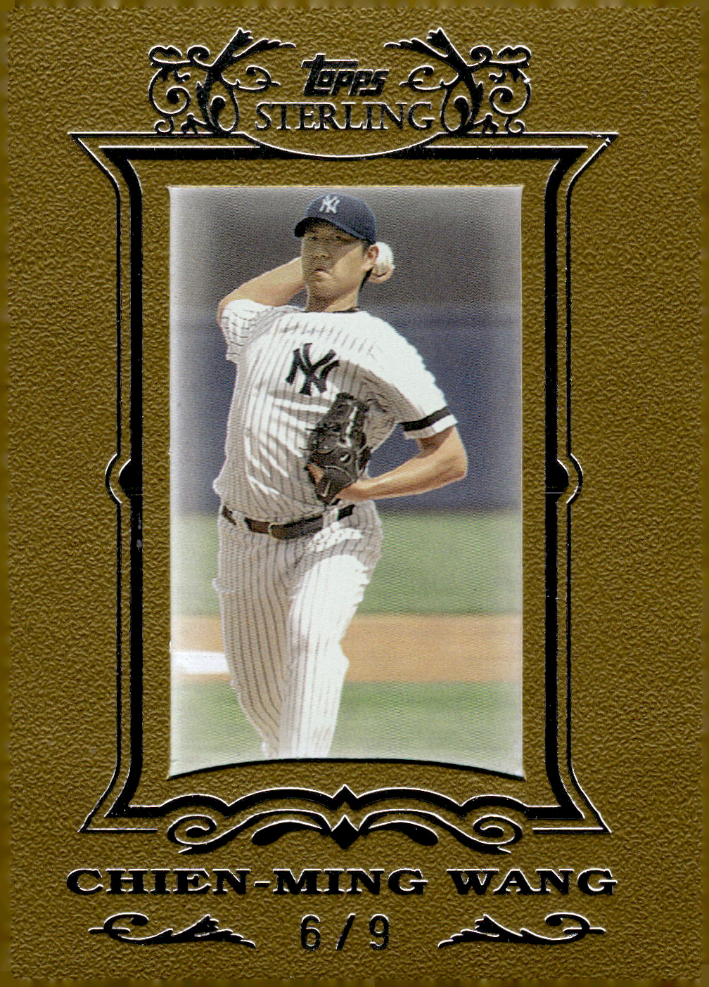 2007 Topps Sterling Framed Gold #191 Chien-Ming Wang - NM-MT