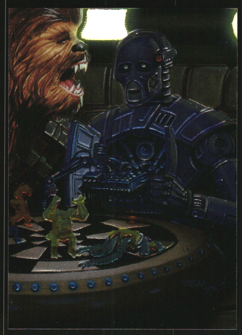 1996 Finest Star Wars #87 Blue Max and Bollux - NM-MT
