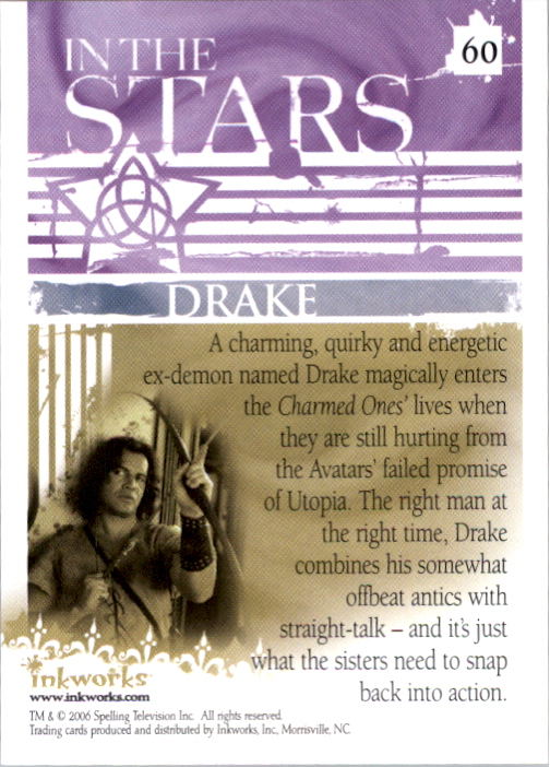 2006 Inkworks Charmed Destiny #60 Drake - NM-MT