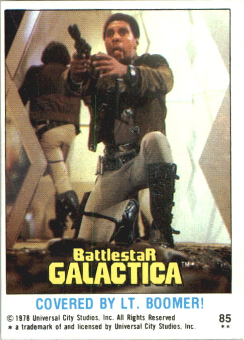 1978 Topps Battlestar Galactica #85 Covered by Lt. Boomer - NM-MT