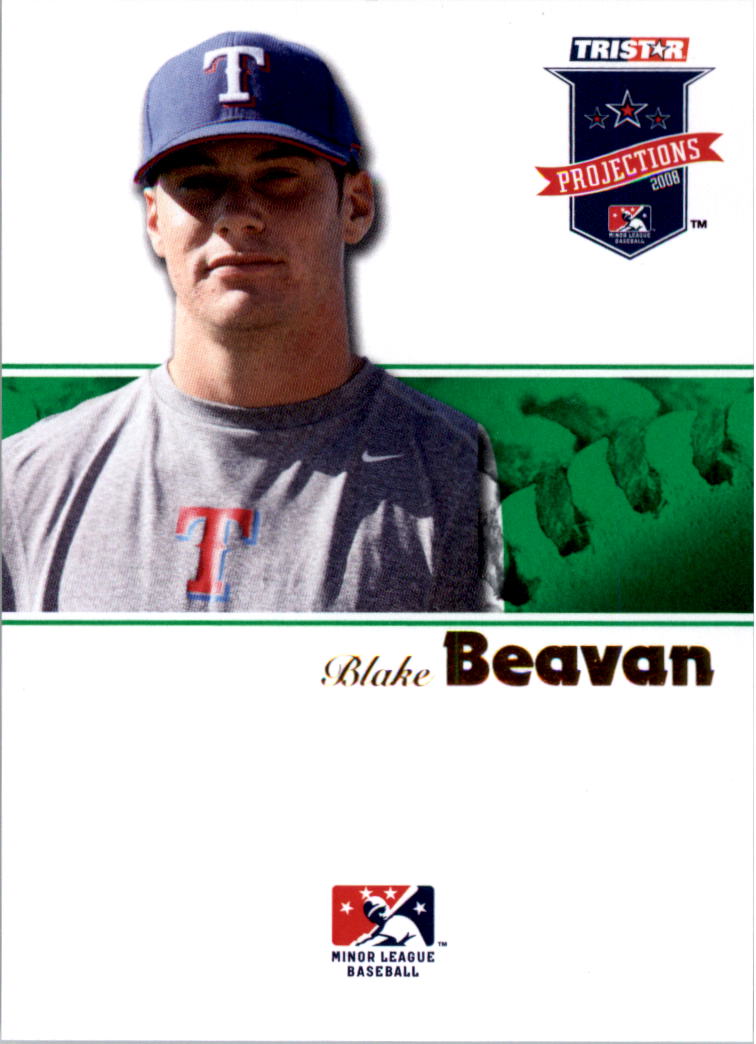 2008 TRISTAR PROjections Green #227 Blake Beavan - /50 - NM-MT