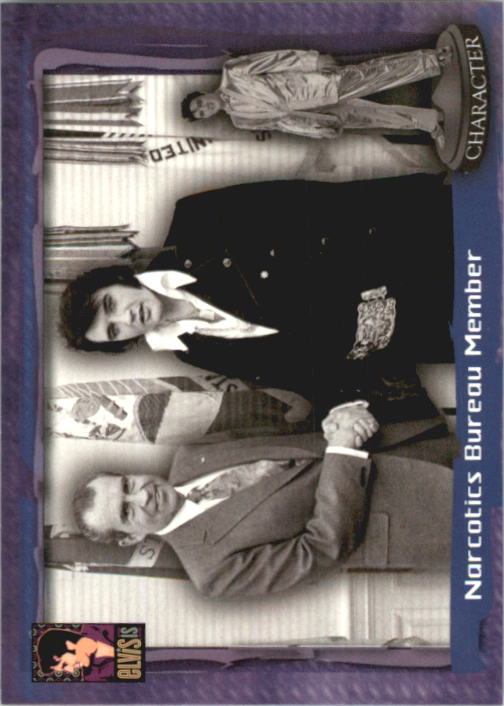 2007 Press Pass Elvis Is #50 Narcotics Bureau Member - NM-MT