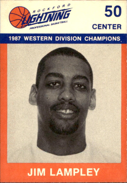 1987-88 Rockford Lightning CBA #5 Jim Lampley - NM