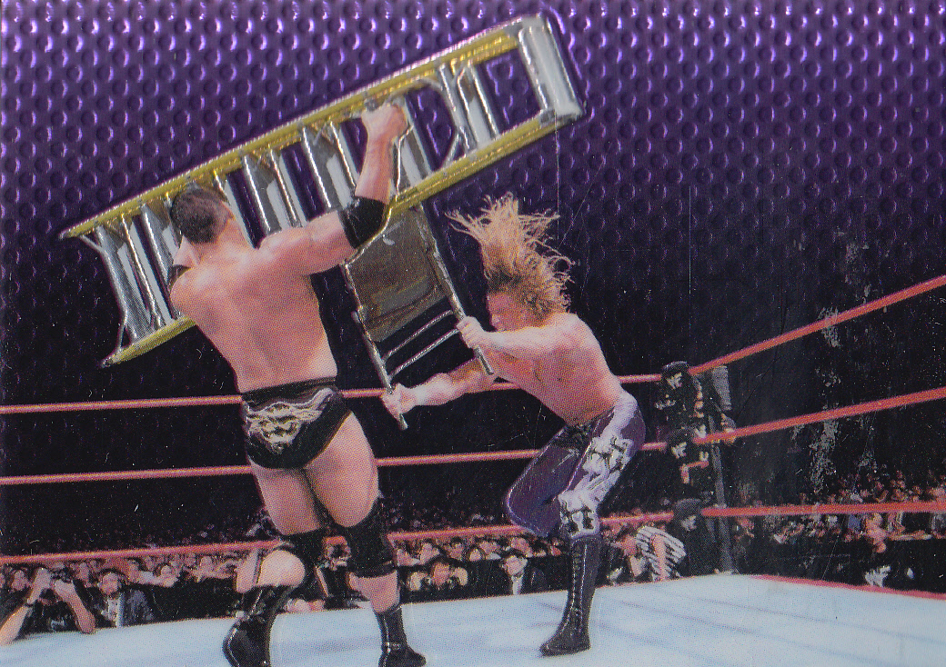 1999 Comic Images WWF SmackDown Chromium #54 The Rock/Triple H - NM-MT