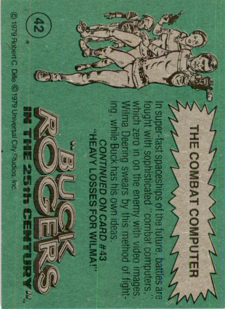 1979 Topps Buck Rogers #42 The Combat Computer - NM
