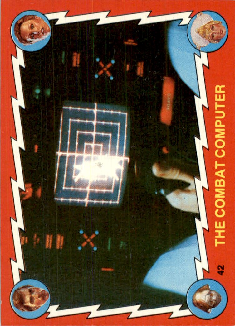 1979 Topps Buck Rogers #42 The Combat Computer - NM