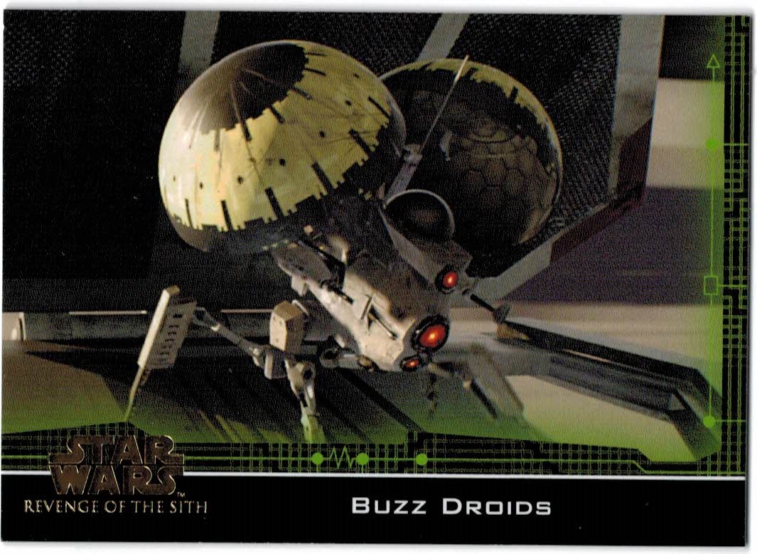 2005 Topps Star Wars Revenge of the Sith #77 Buzz Droids - NM-MT