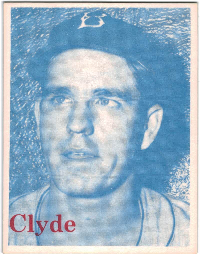 1974 Dodgers 1952 TCMA Blue/White Red Names #17 Clyde King - NM-MT ...