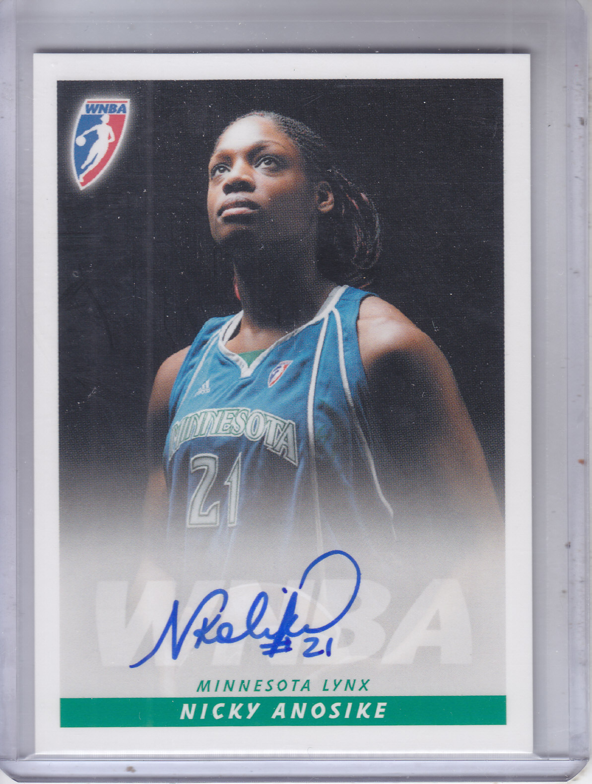 2009 WNBA 1 Autographs #NA Nicky Anosike - NM-MT