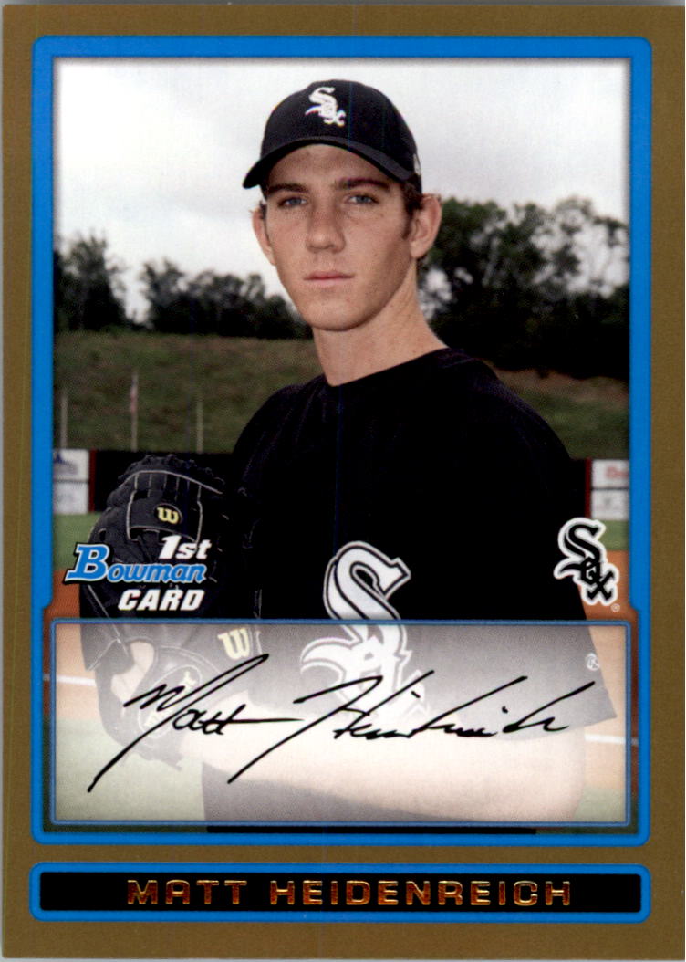 2009 Bowman Draft Prospects Gold Baseball Card Pick | eBay