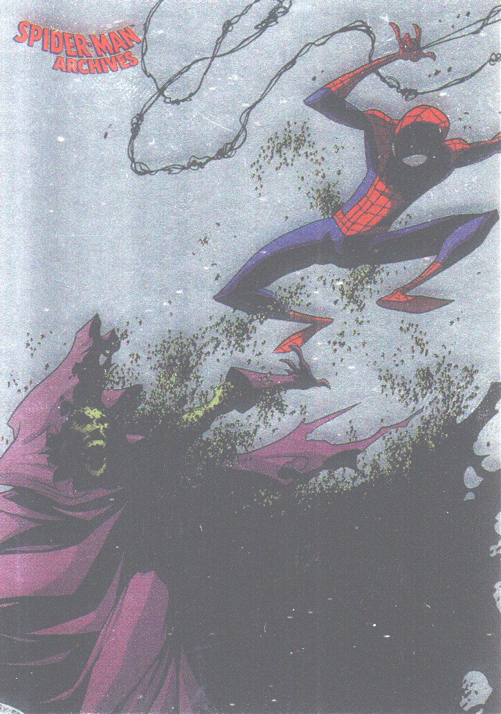 2009 Rittenhouse Spider-Man Archives Foil #48 Spider-Man vs. Swarm - NM-MT