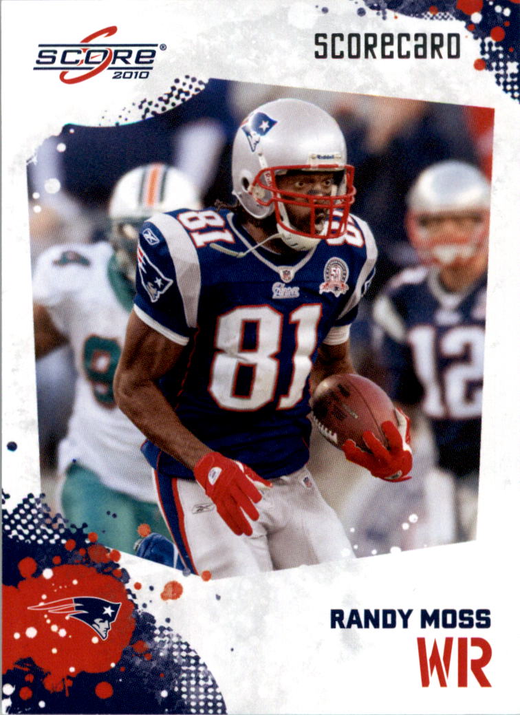 2010 Score Scorecard #175 Randy Moss - /499 - NM-MT